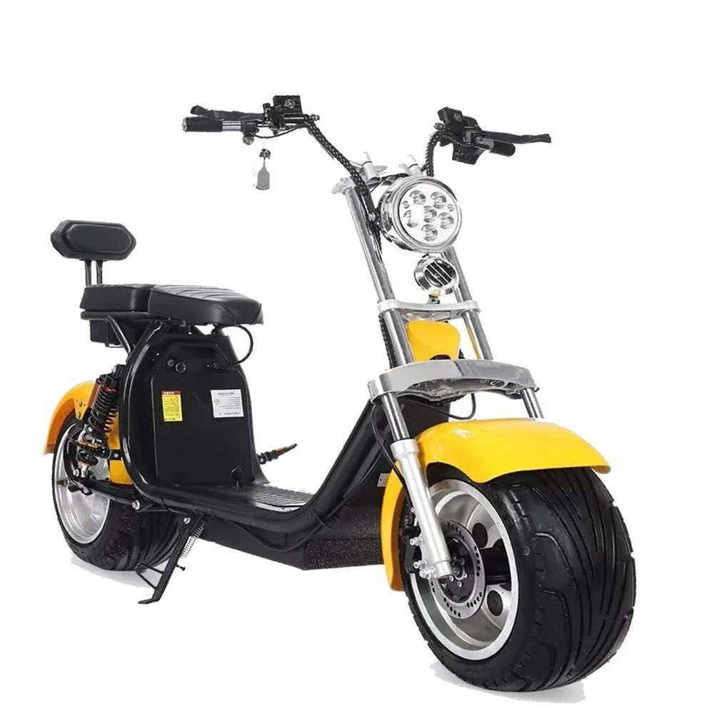 Citycoco 2-Wheel Electric Moped Scooter Long Range 1500W Fast 80KM Per ...