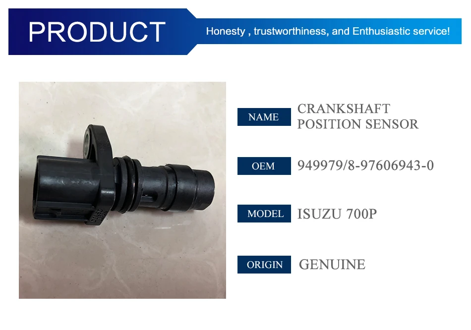 949979 8976069430 Crankshaft Position Sensor For Isuzu 700p Ftr Fvr ...