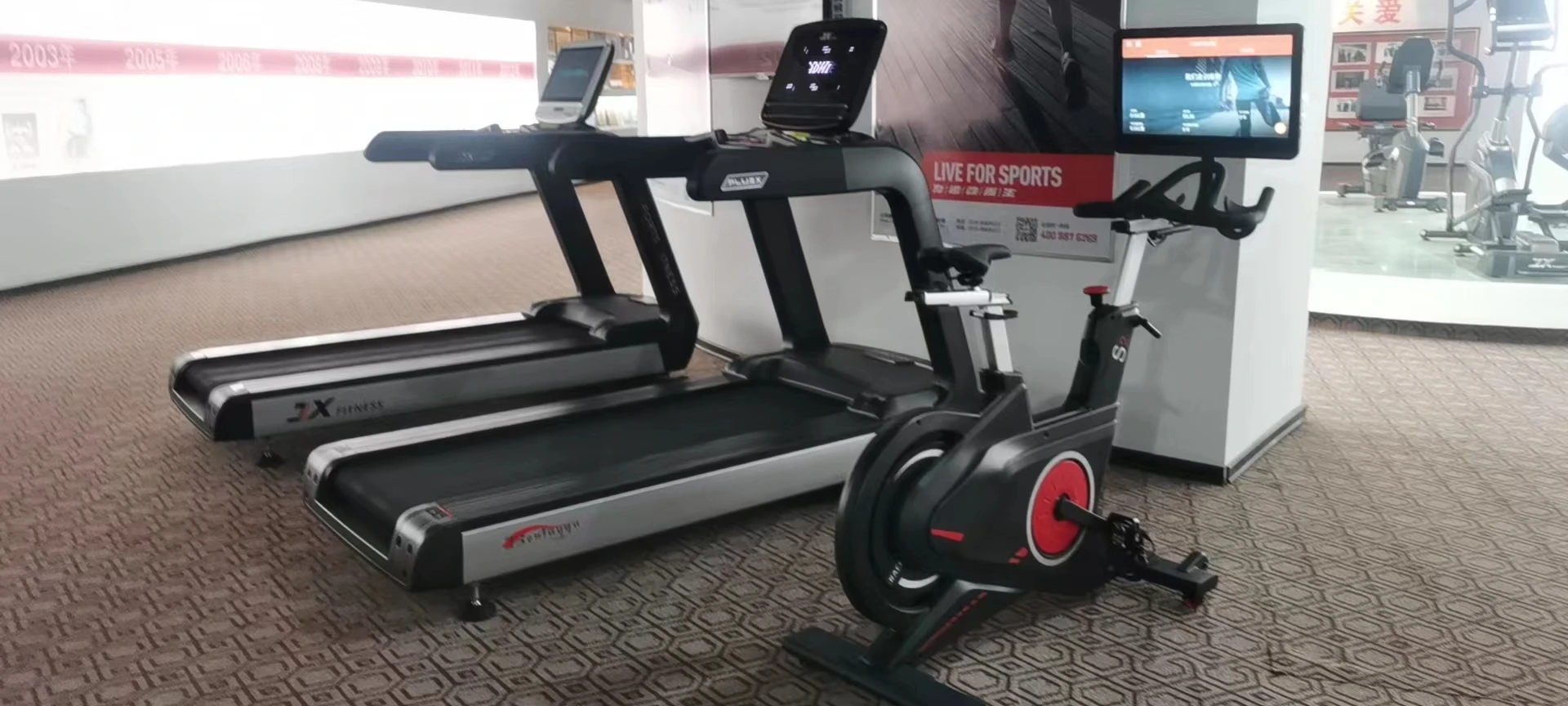 6hp AC Motor Treadmill - Gym Equipment for Home & Commercial