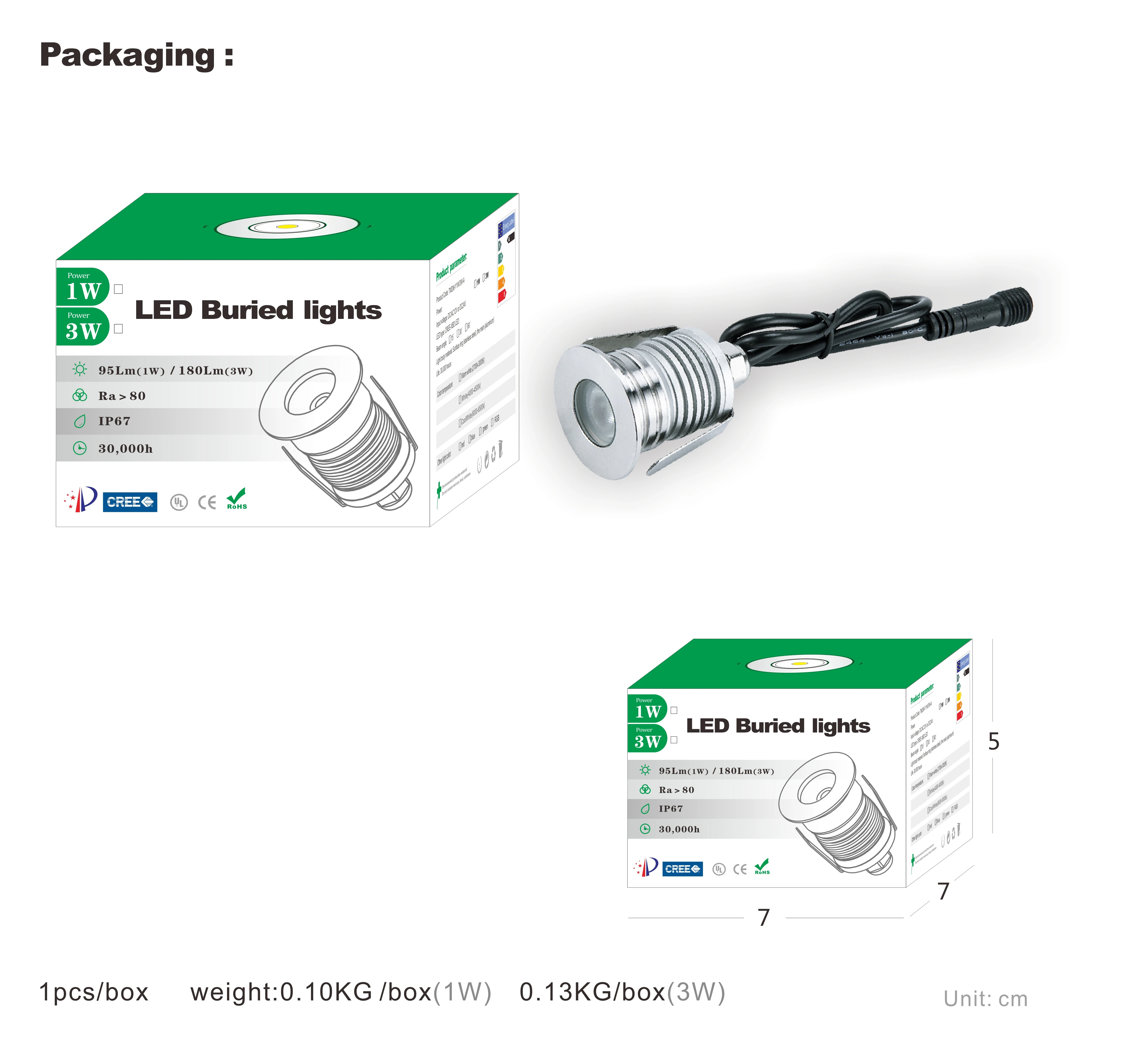 15 45 Degree Garden LED Spotlights - Durable & Efficient