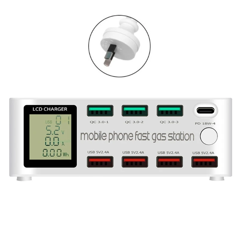 8 Ports USB Charger - Fast, Safe, and Efficient Charging