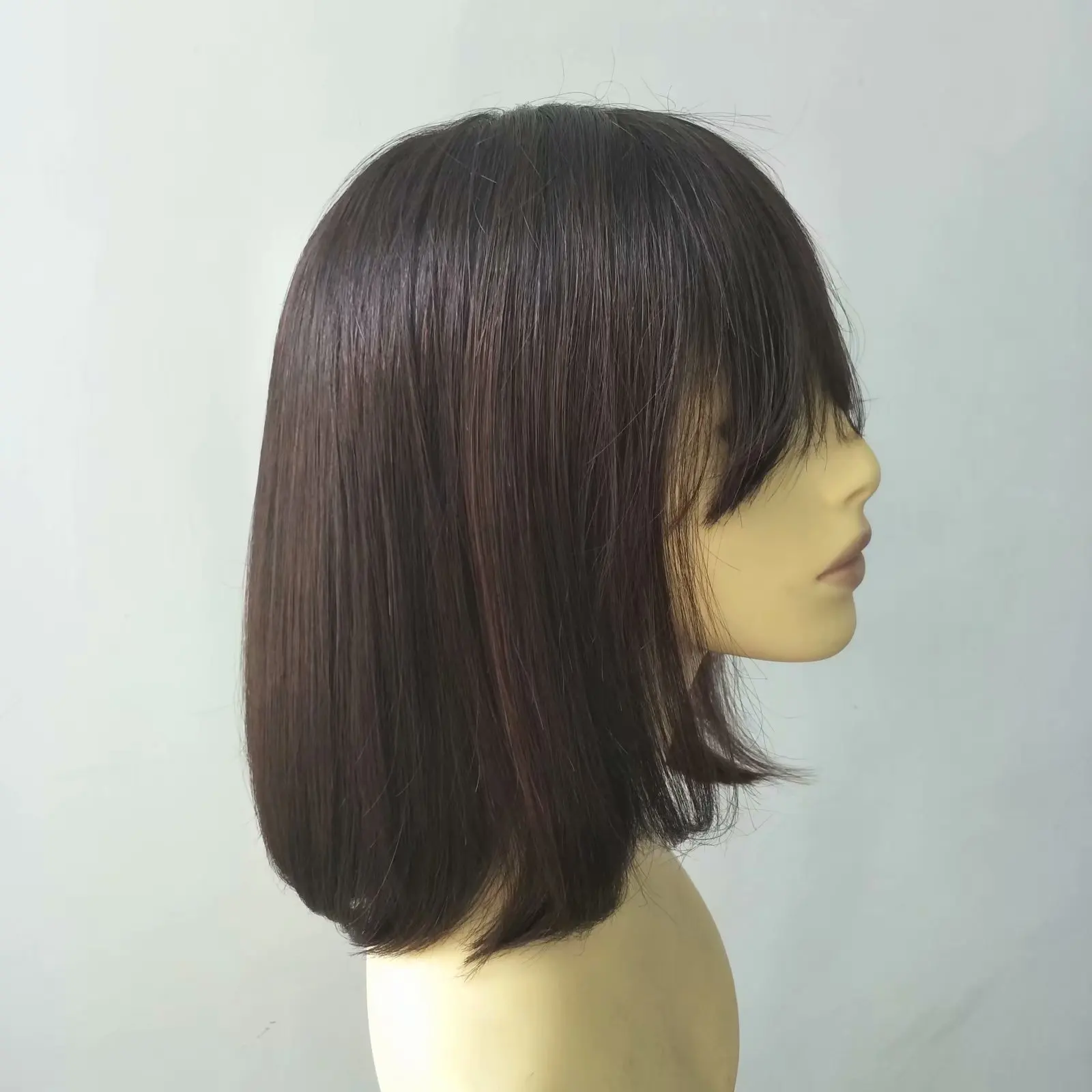 Silk Top Medical Wigs In Stock 100% Human Natural Hair Lace Wig For ...
