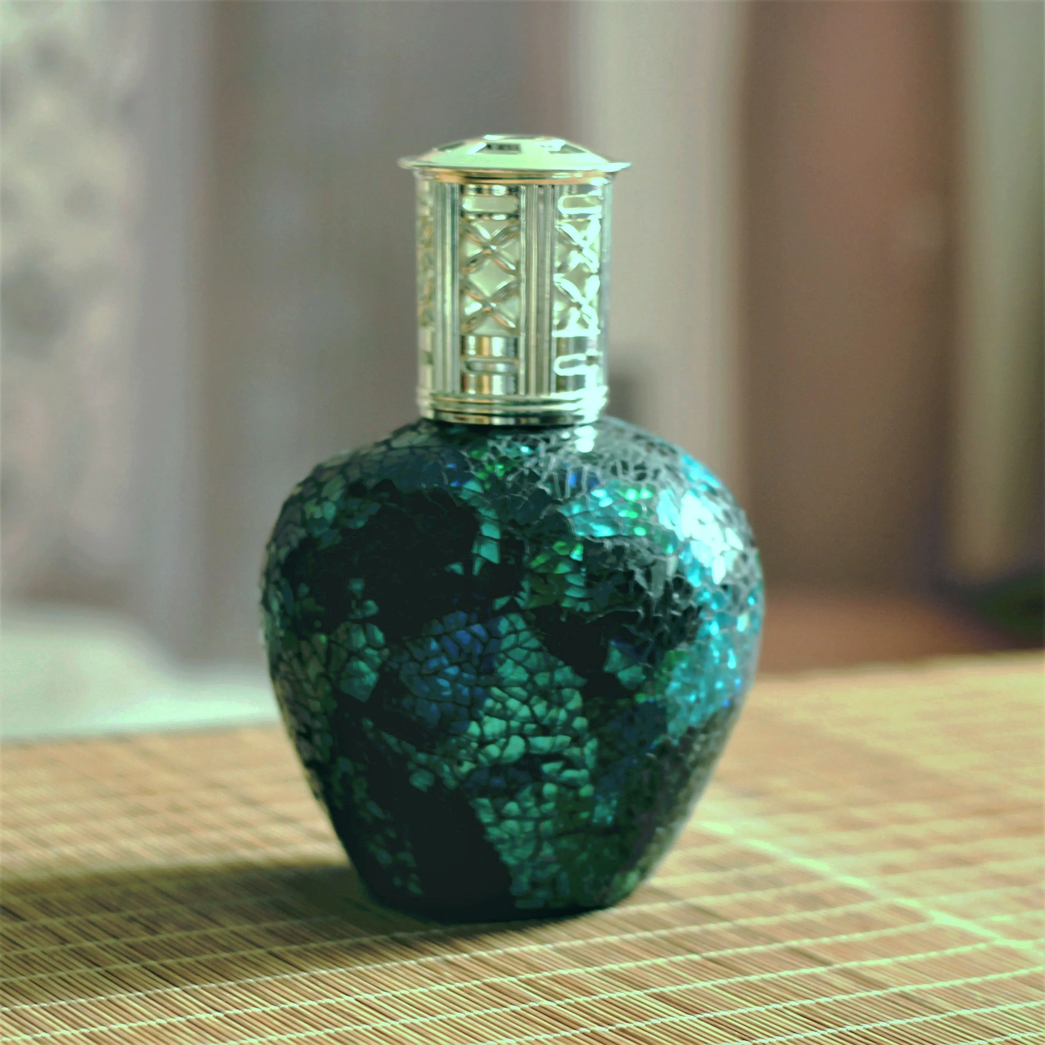 Mosaic Glass Catalytic Fragrance Lamp,Home Perfume Lamp Purify Air And ...