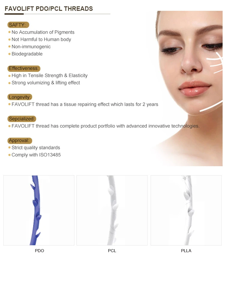 Pdo Thread Lift Korea Cog 4d W Blunt Needle Cannula Pdo Face Eye ...