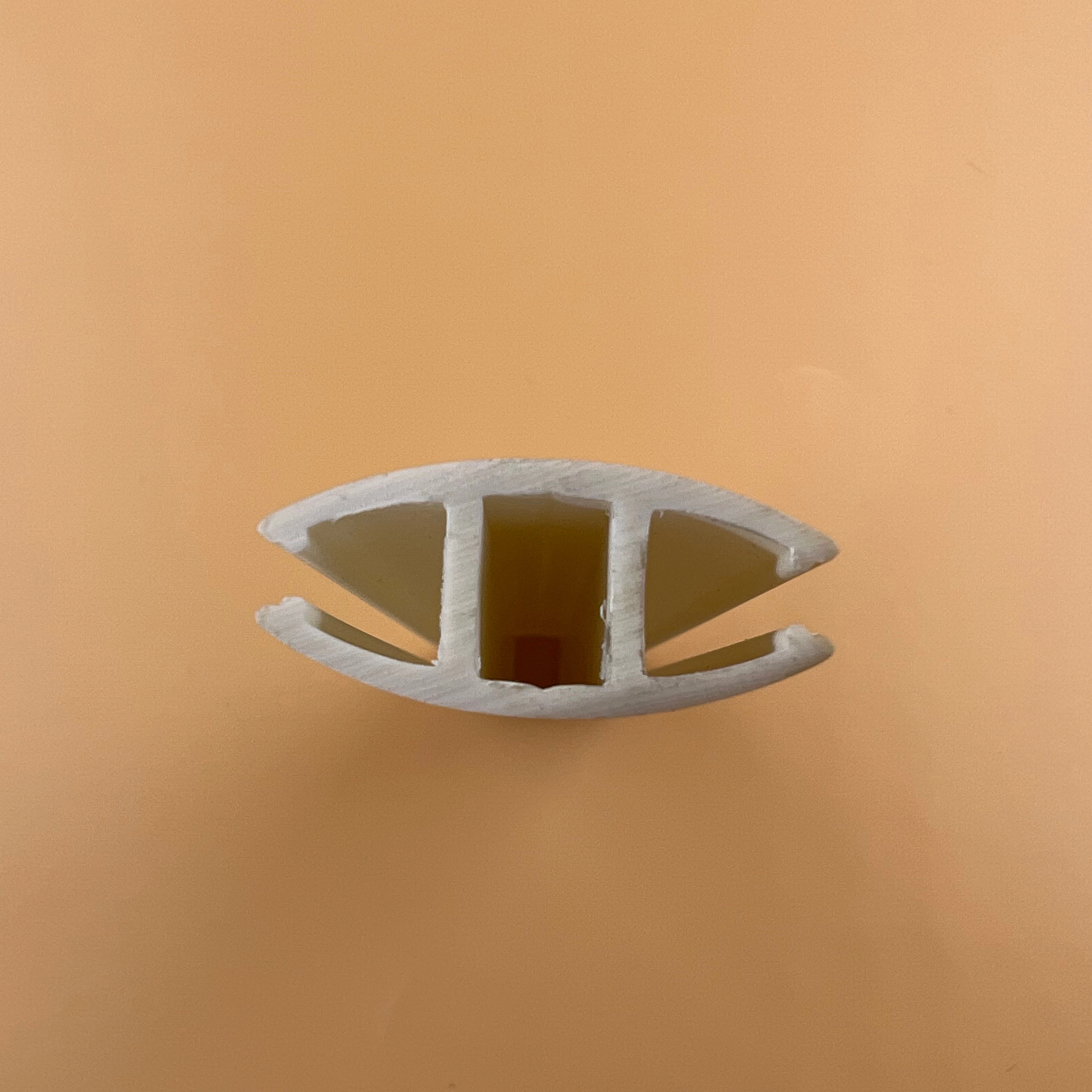 Plastic Bottom Hem-Bar for Roller Roman and Panel Blinds