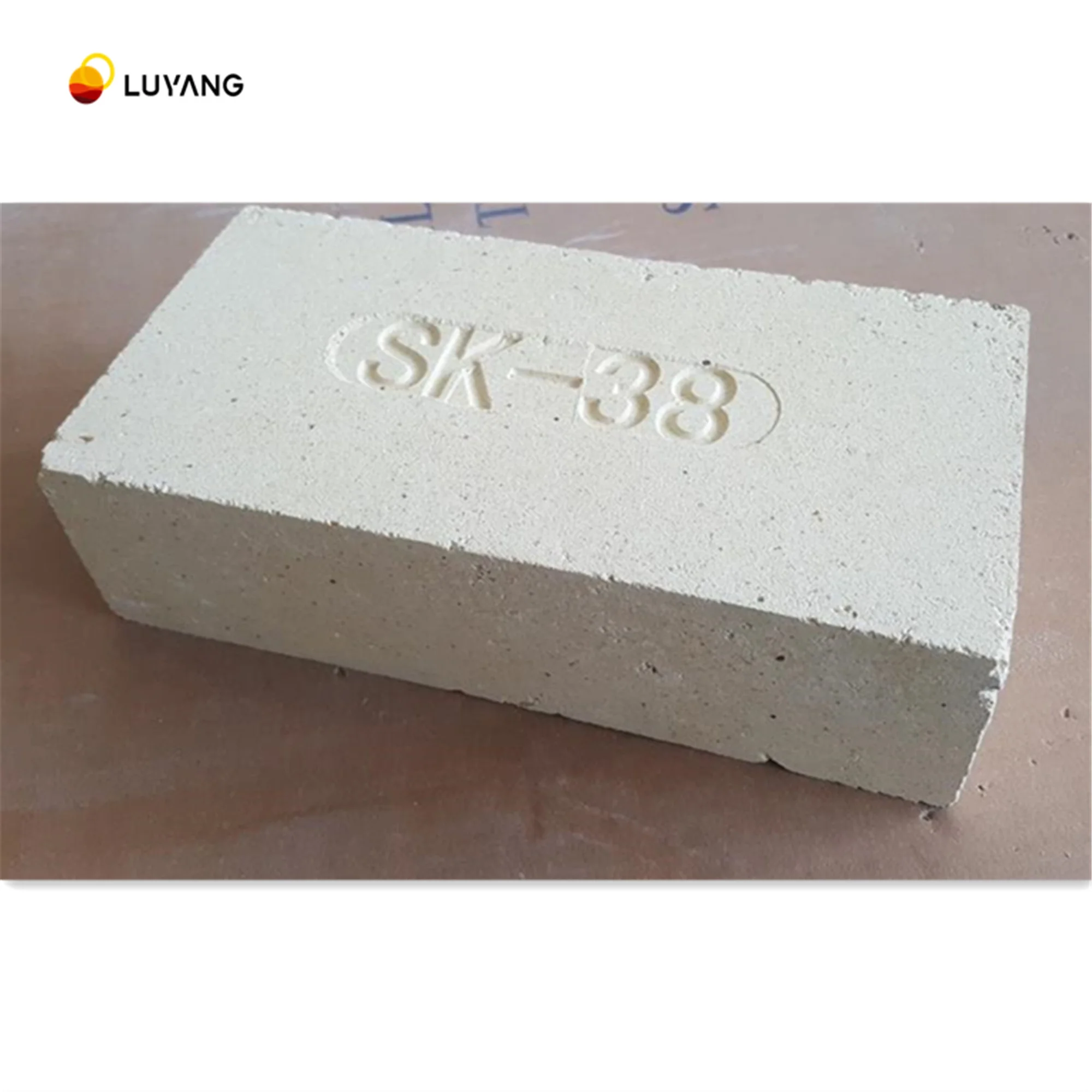Luyang Round Fire Bricks Sk40 Fireproof High Alumina Brick For Curved ...
