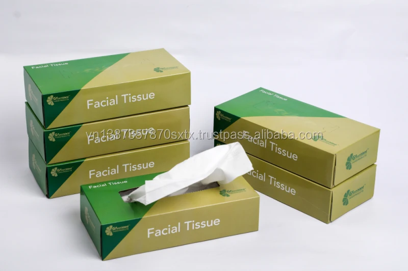 Greenisland Hygiene Facial Tissue Soft Absorting Box Tissue Oem Good ...