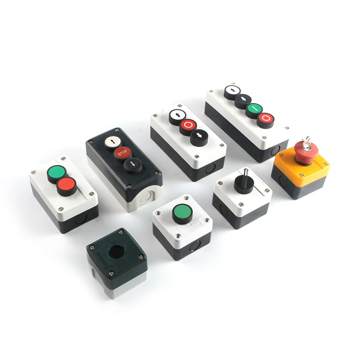 Xal Series Waterproof 3 Position Spring Return Push Button Switch Control Station Box - Buy ...