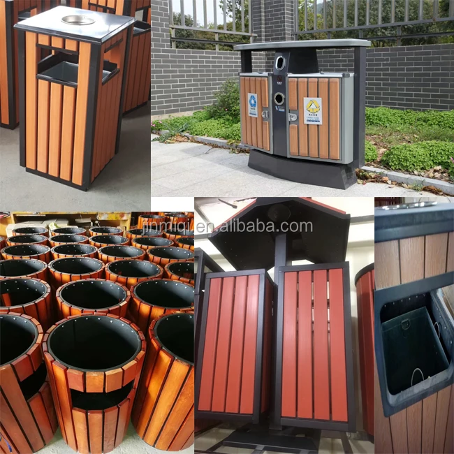 Classification Dustbin,park Metal Ash Bin,good Looking Waste Container ...
