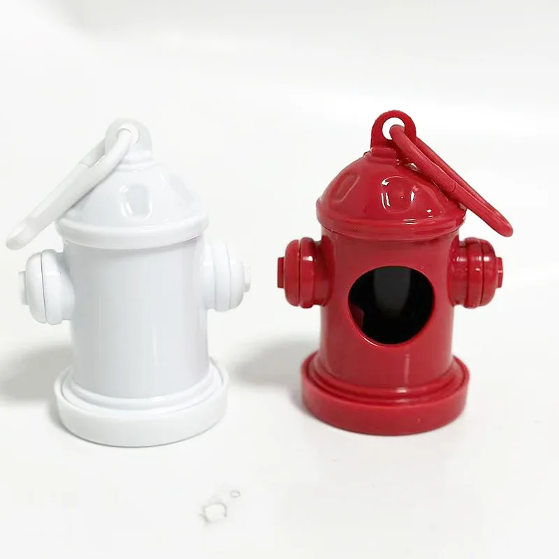 Fire Hydrant Shaped Pet Waste Bag Dispenser - Sustainable & Odor Control