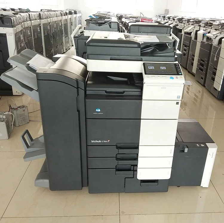 High Speed Digital Printer Used Copier Für Konica Minolta Bizhub C754 ...