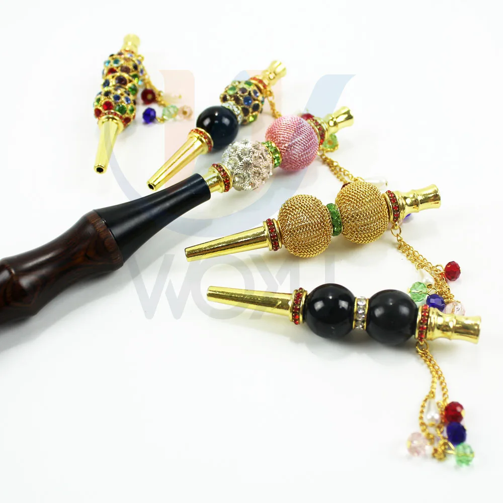 Guangzhou Beautiful Diamond Zinc Alloy Shisha Nozzle Smoking Tool ...