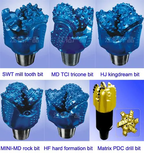 12-1/4" Kingdream Iadc 517 New Tci Tricone Drill Bits Drill Pipe ...