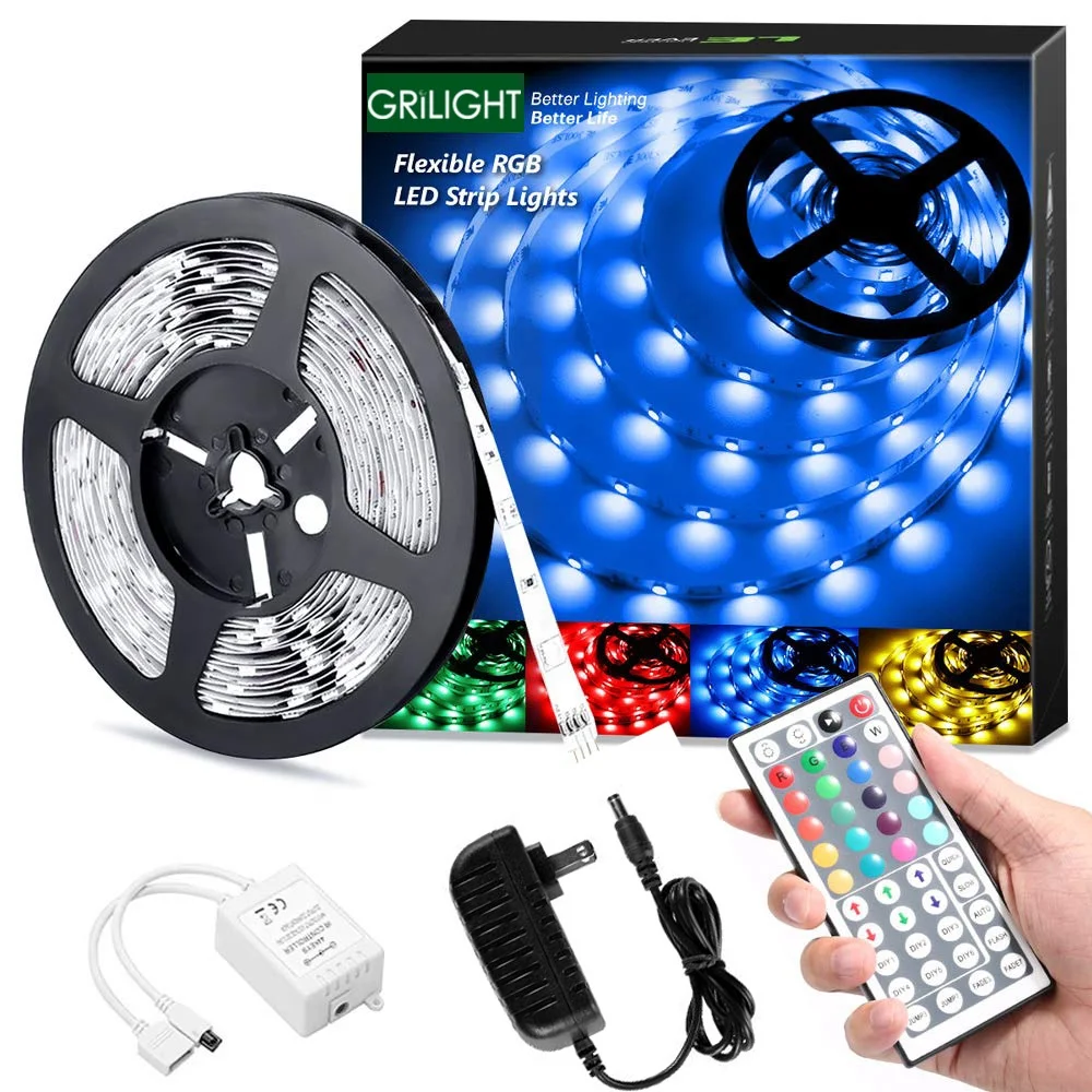 5m 10m Stripe 12v Tira De Luces Led Streifen Ledstrip Waterproof 5050 ...