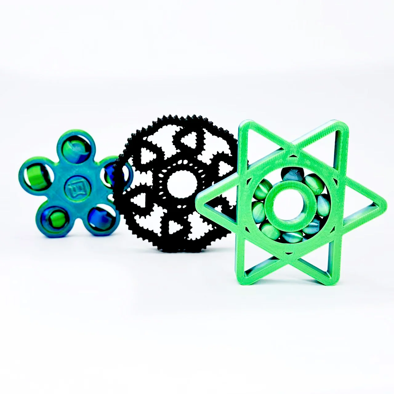 Hot Selling 3D Printed Polygon Hand Spinner Gyro Fidget Toy Premium ...
