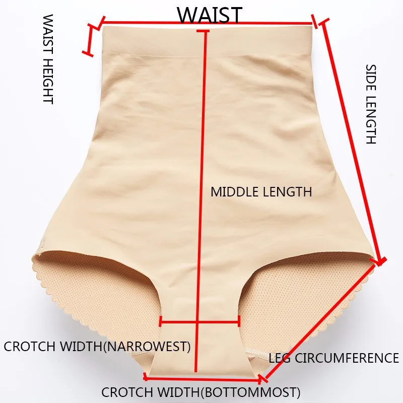 Heathy Fake Butt High Waist Hip Padded Shapers Butt Lifter Panty ...