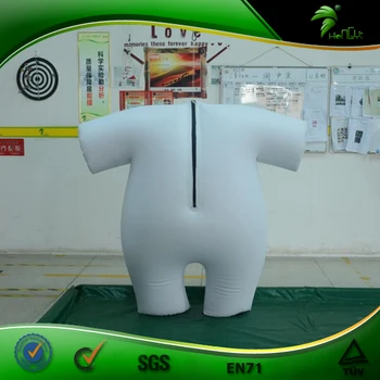Customized Inflatable Latex Suit Hongyi Fat Inflatable White Pvc Suit ...