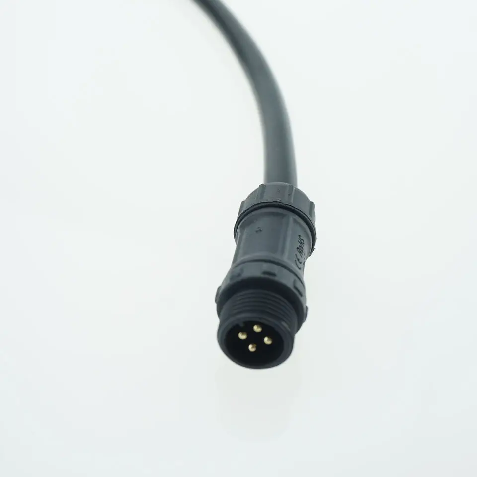 M12 Outdoor Waterproof IP67/Ip68 Circular Power Cable Male/Female ...