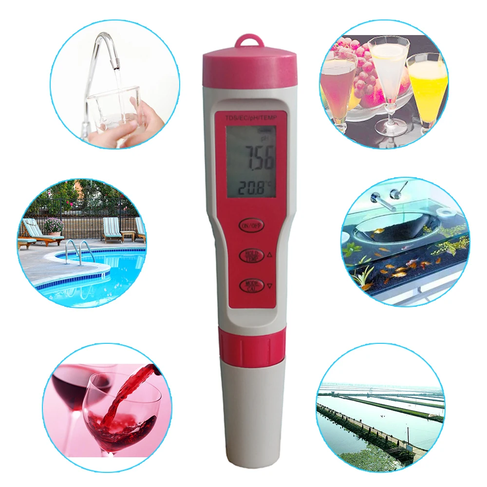 Ph And Conductivity Meter Ez-9908 Ph Meter Tds Meter Ec Meter ...