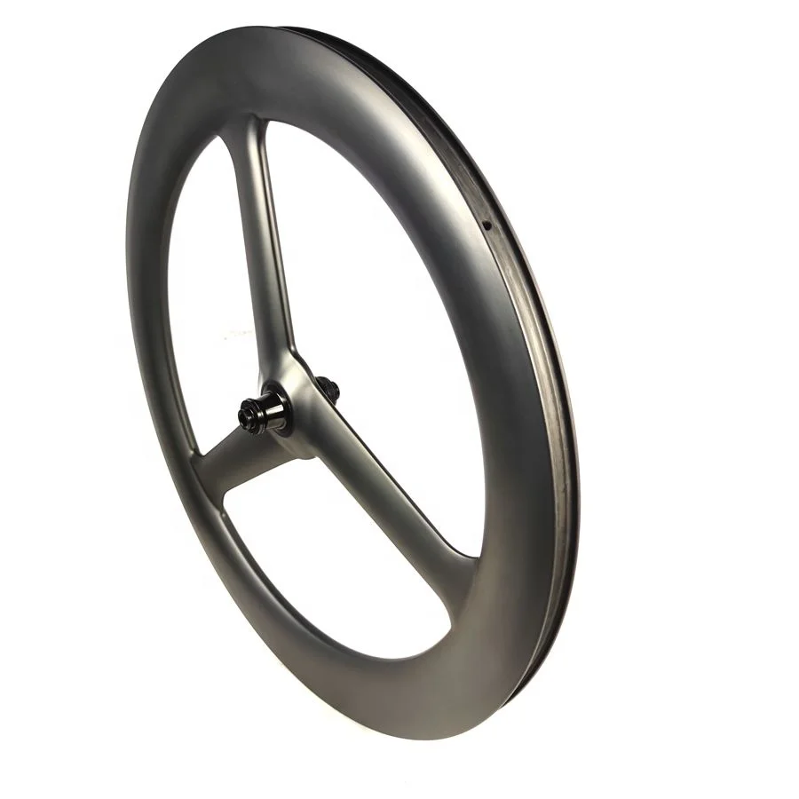 Synergy Roue Carbone 27mm Width Aero Spoke Carbon Fiber 3 Spoke Wheels ...