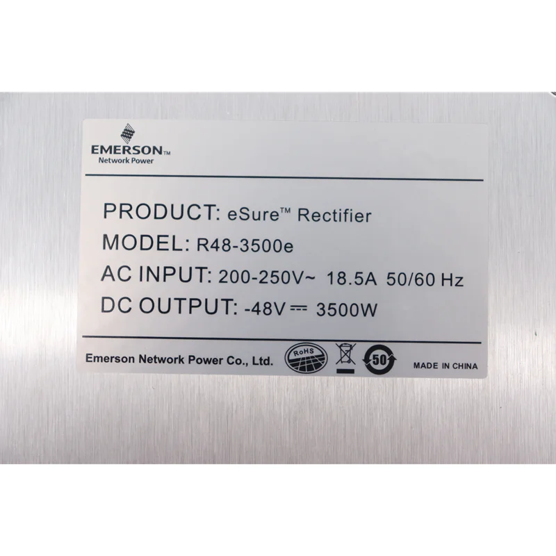 Emerson R48-3500E Rectifier Module - 48V DC Power Solutions
