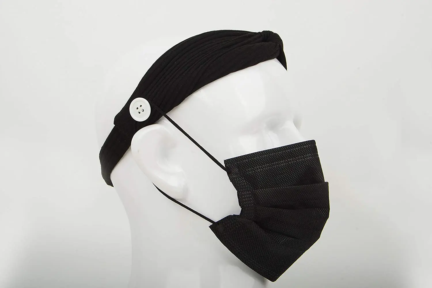 Nurses Doctors Headband With Button Headbands Cross Head Wrap Elastic ...