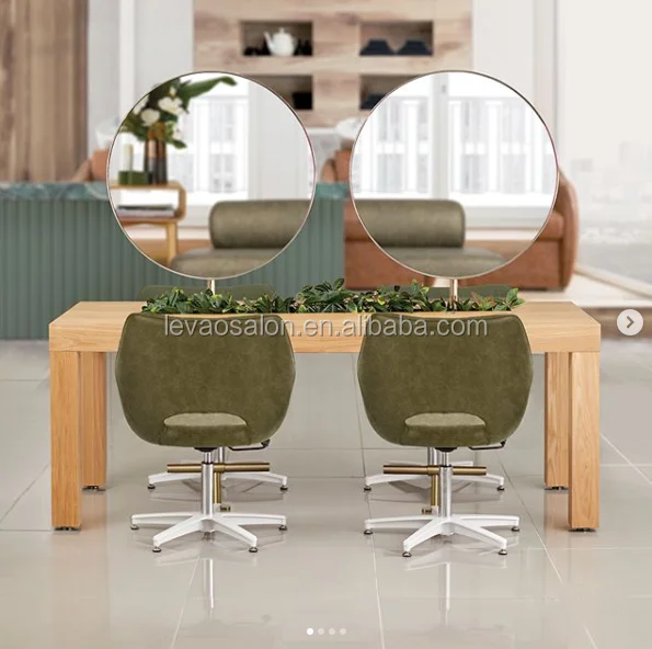 Gold Salon Led Round Mirror| Alibaba.com