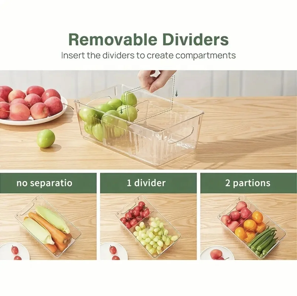 Refrigerator Transparent Storage Plastic Box Very Suitable For ...