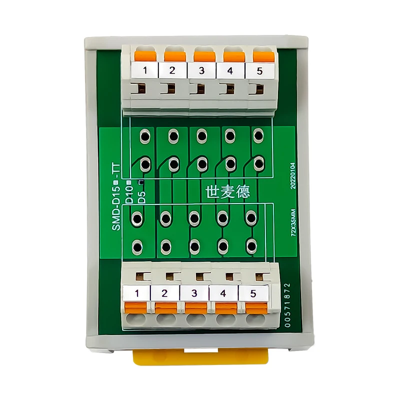 5 Channel 24vdc Direct Insertion Terminal Block. - Buy Terminal Block ...