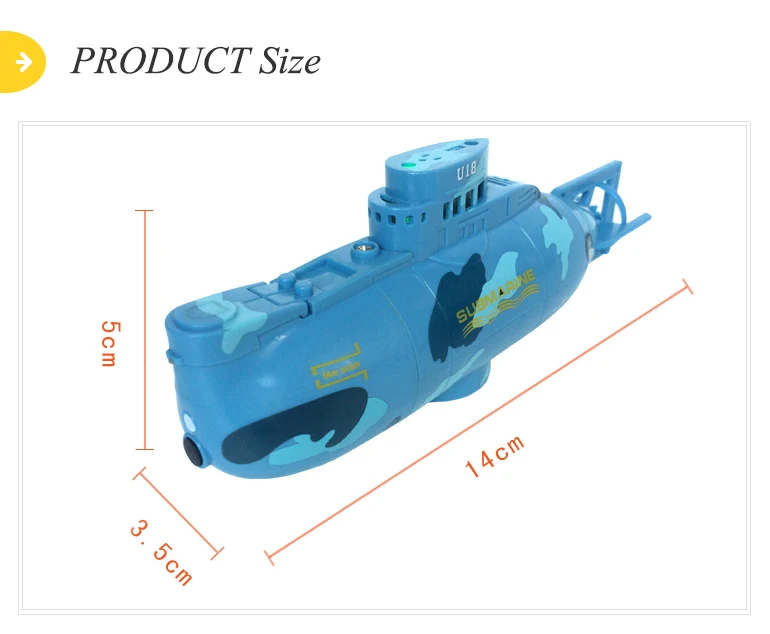 Fish Tank Underwater Toys Boat Radio Control Mini RC Submarine