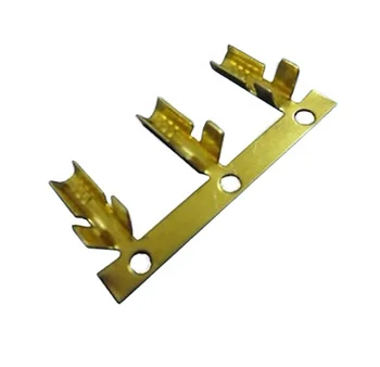 Custom Metal Stamping Terminal Connector Brass Electrical Terminals ...