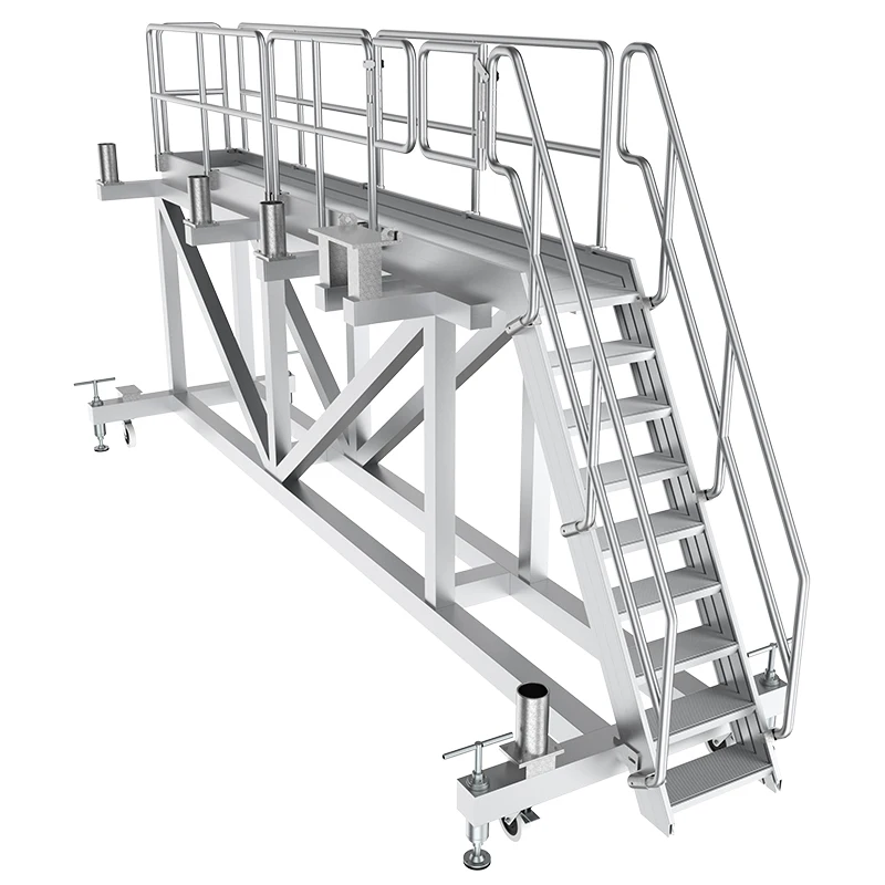 Modular Industrial Aluminum Removable Stairs Handrail Railings