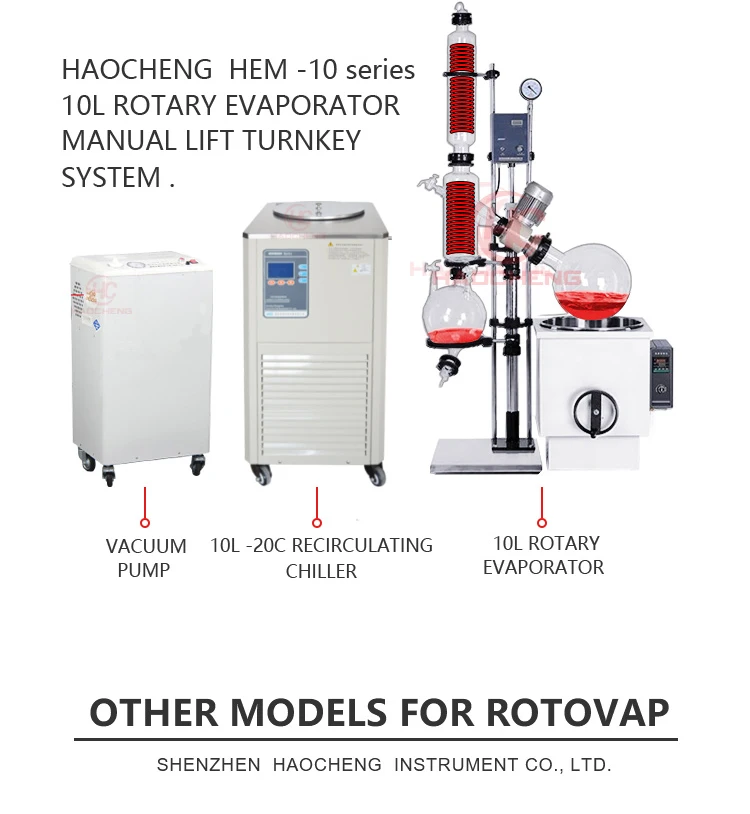 Chemical Vacuum Rotovap Distillation Rotary Evaporator System - Buy 10 ...