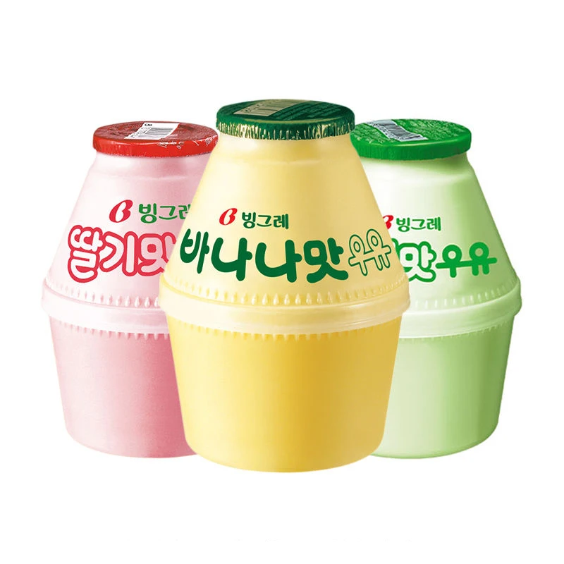 Korea Bengrain Milk Altar Banana Strawberry Cantaloupe 238ml