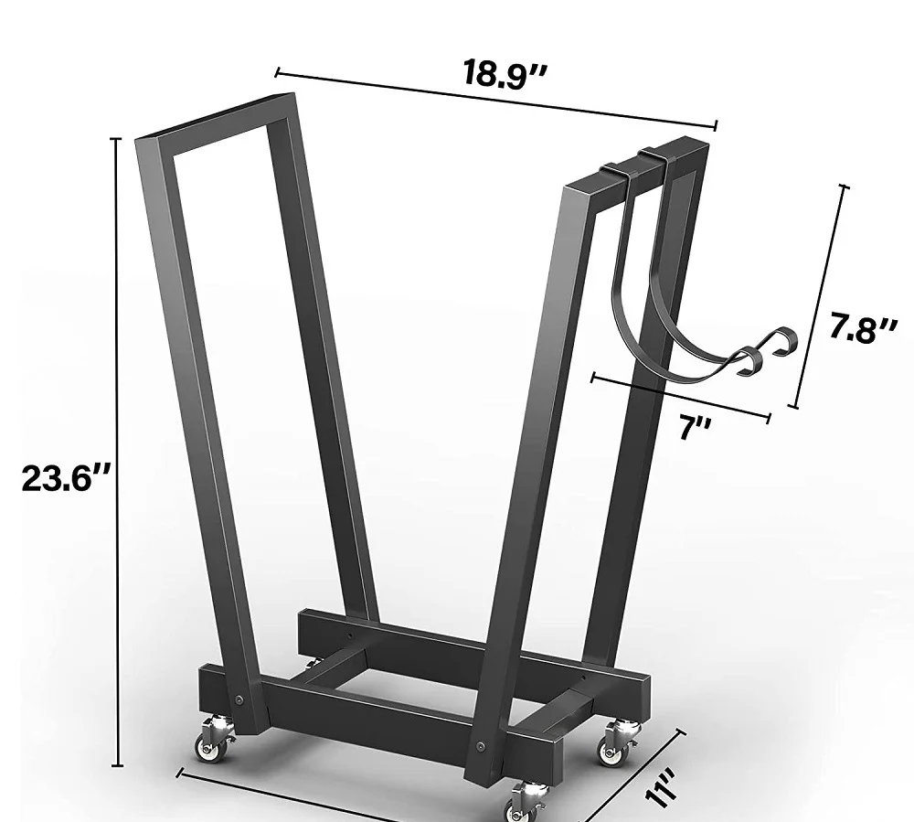 Movable Metal Wood Firewood Storage Rack With Wheels - Buy Storage Rack ...