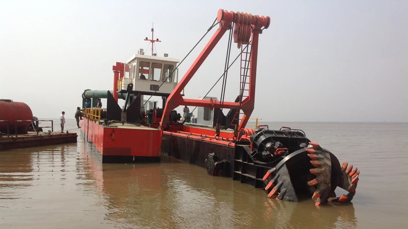 Hydraulic Driven Cutter Suction Sand Pumping Dredger Machine Price ...
