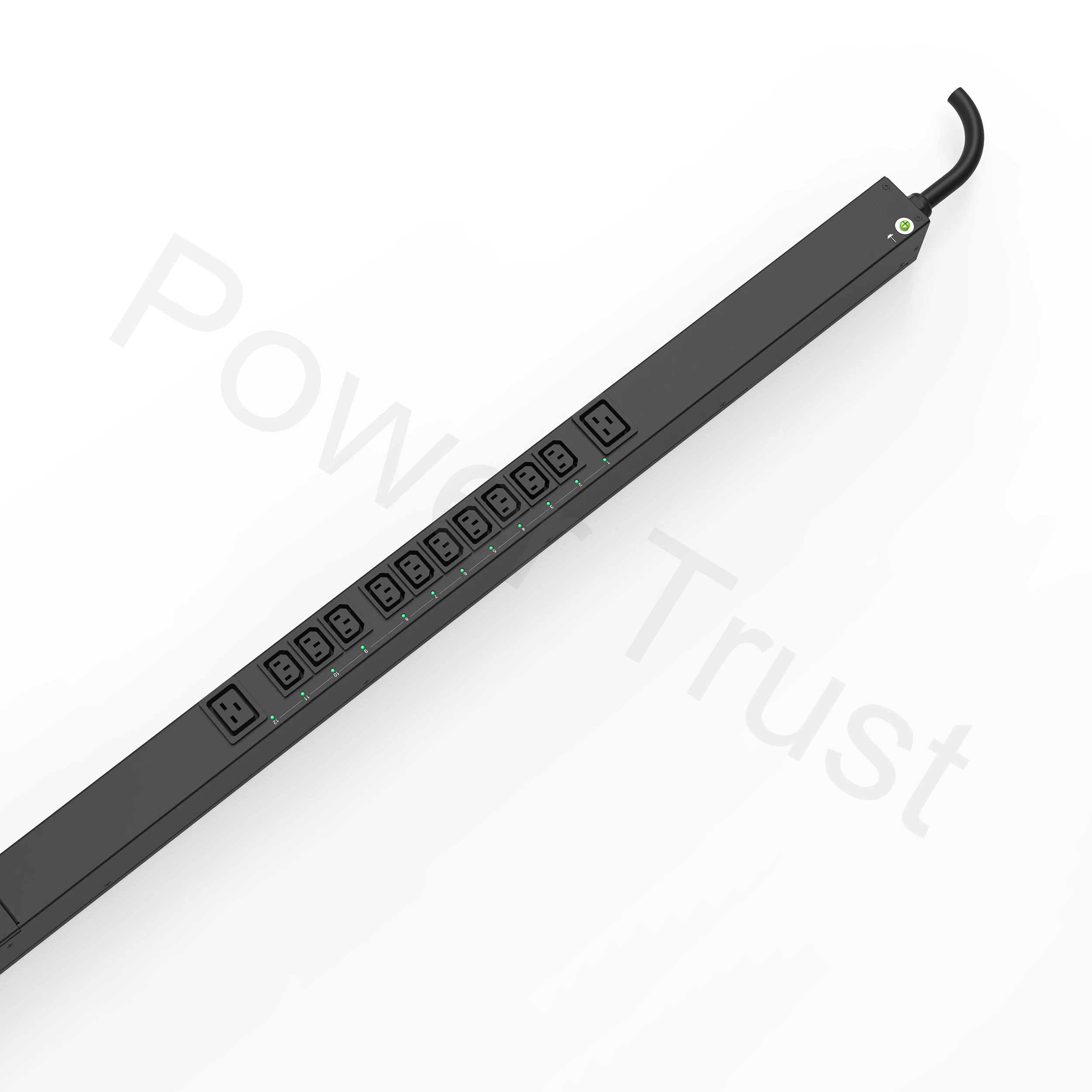 PowerTrust Smart PDU Switched 1Phase 16A 24way 20xC13+4xC19 240V 0U ...