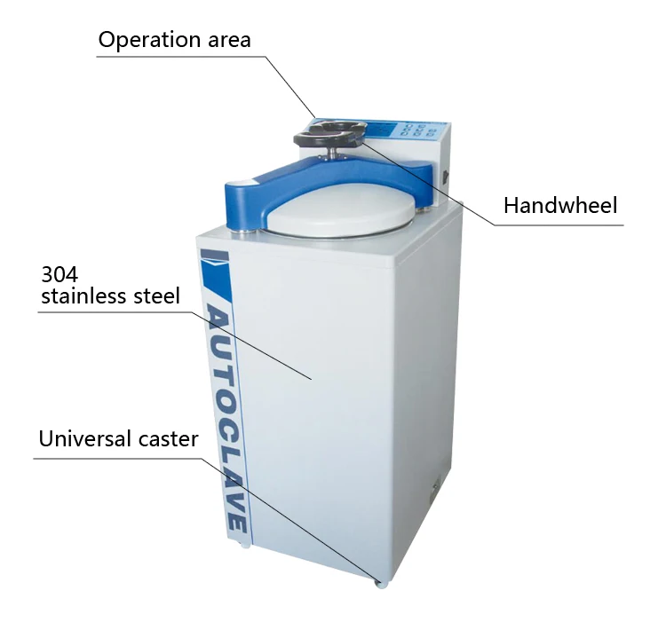 DW-GI100TW Autoclave - 100 Liter Steam Sterilizer