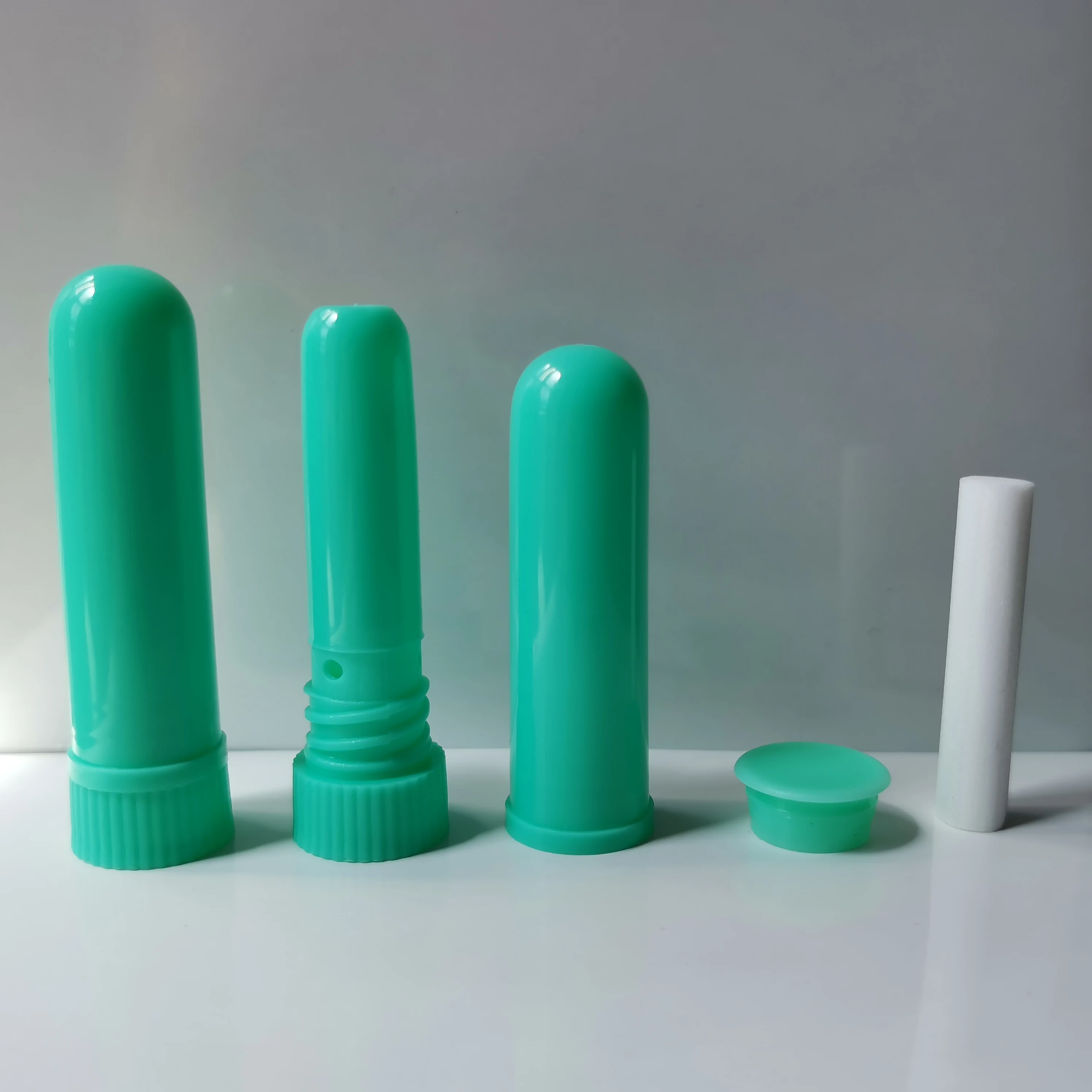 2024 New Trend Mint Green Inhaler Blank Essential Oil Nasal Inhaler ...