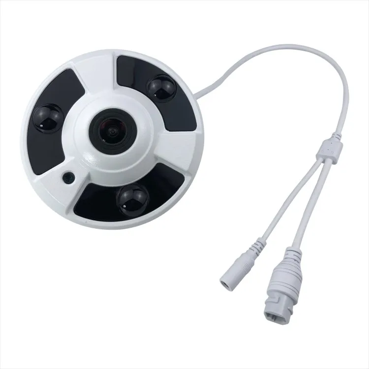 360 Degree Hd 1080p 4mp 5mp 8mp/4k Ip Panoramic Metal Fisheye Camera ...
