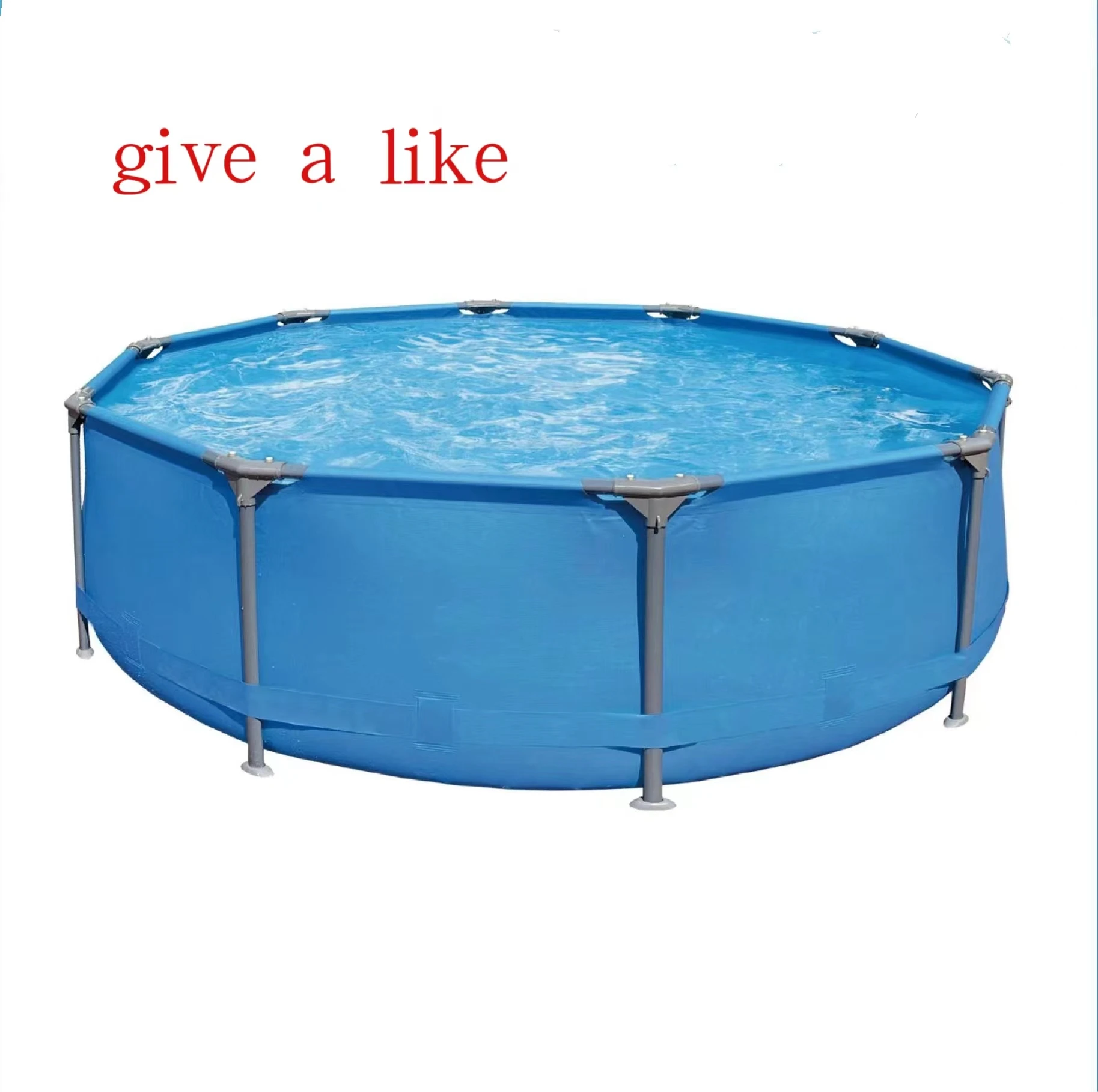 Light Blue Ten Corner Round Bracket Pool Single Pool Wholesale Custom ...