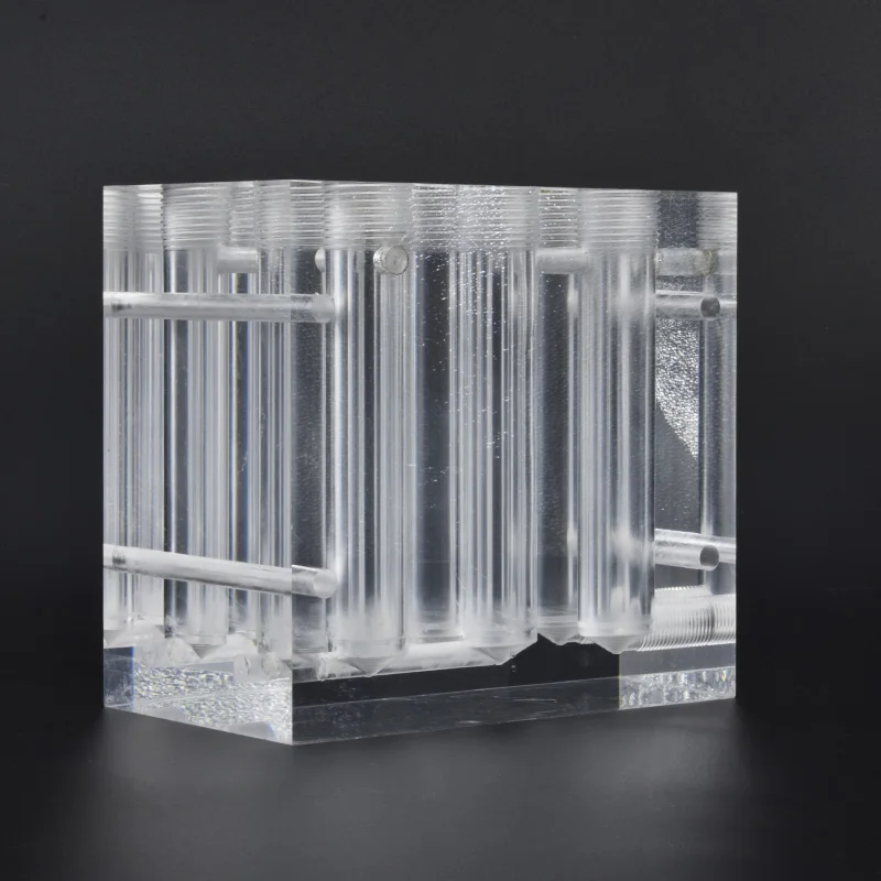 Acrylic Flow Cell - Install Sensors for Precise Measurements