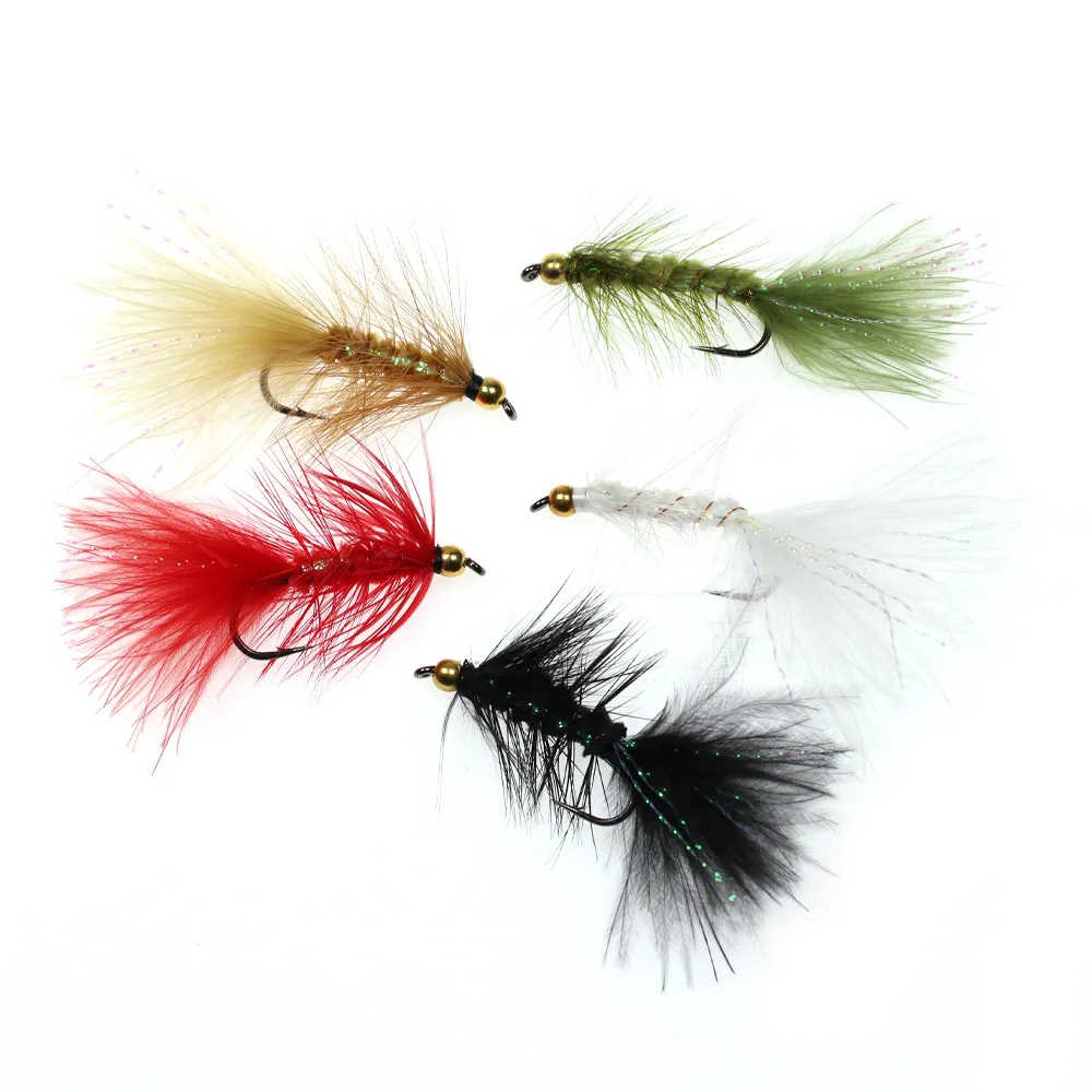 2026 Flash Rubber Leg Fly Fishing Articulated Circus Peanut Streamer ...