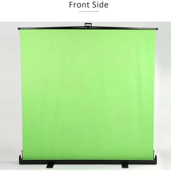 Retractable Green Screen Backdrop - Perfect for Photography