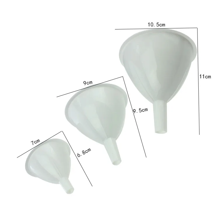 Plastic Funnel Set Of 3 Kitchen Funnels Come In 3 Different Sizes - Buy ...