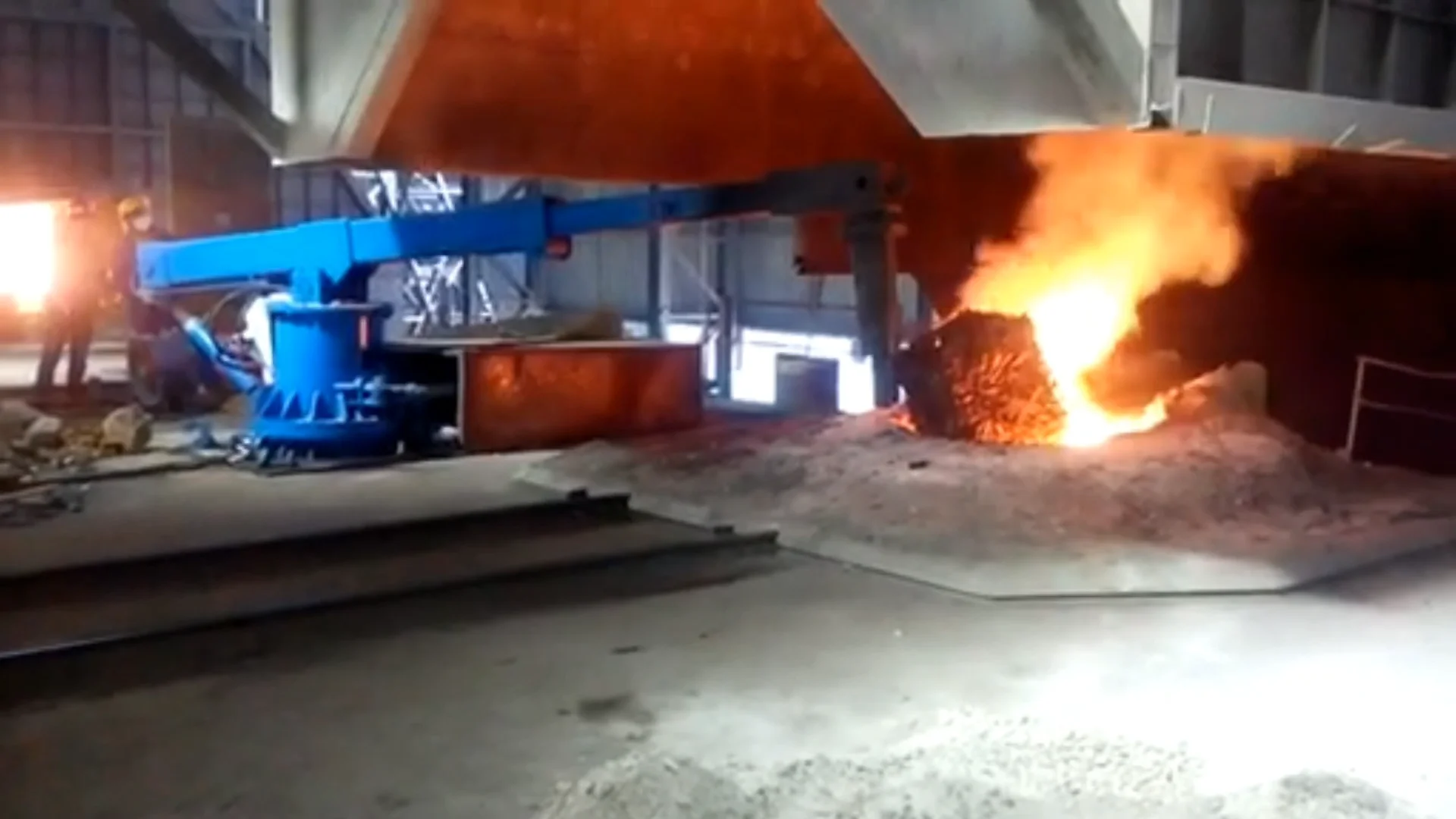 Hydraulic Mechanical Robotic Manipulator Boom Arm Steel Plant Scrap ...