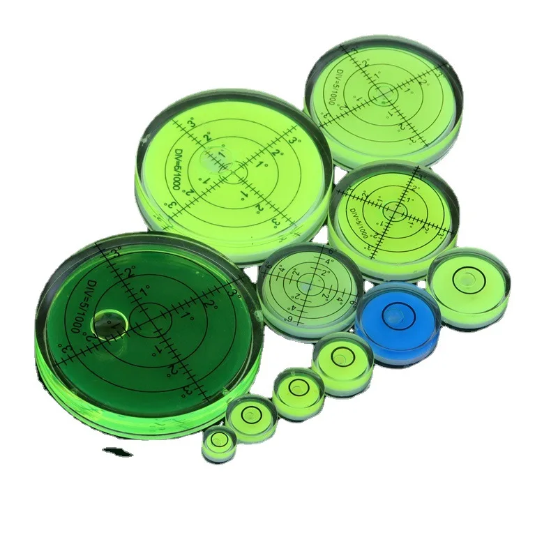 Horizontal Bubble Spirit Level Mini Measuring Kit High Precision Circular Bubble Level - Buy ...
