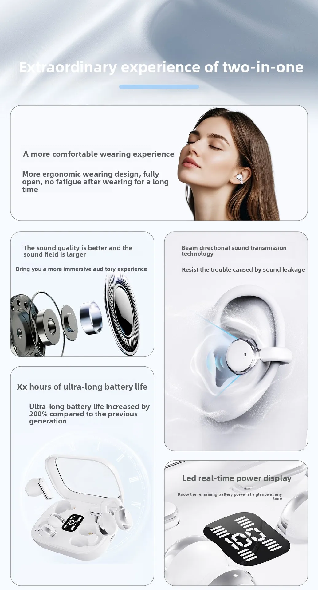 Q10 Wireless Earbuds - High Fidelity & Noise Cancelling