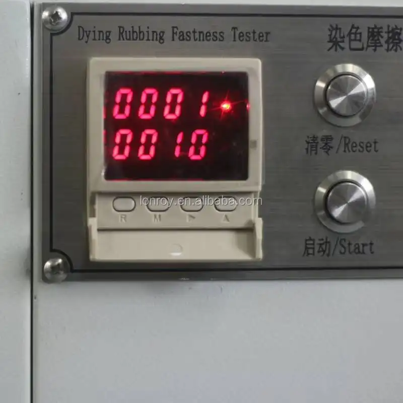 YM571 ISO105 AATCC 8 Dyeing Color Fastness Tester/Electronic Crockmeter ...