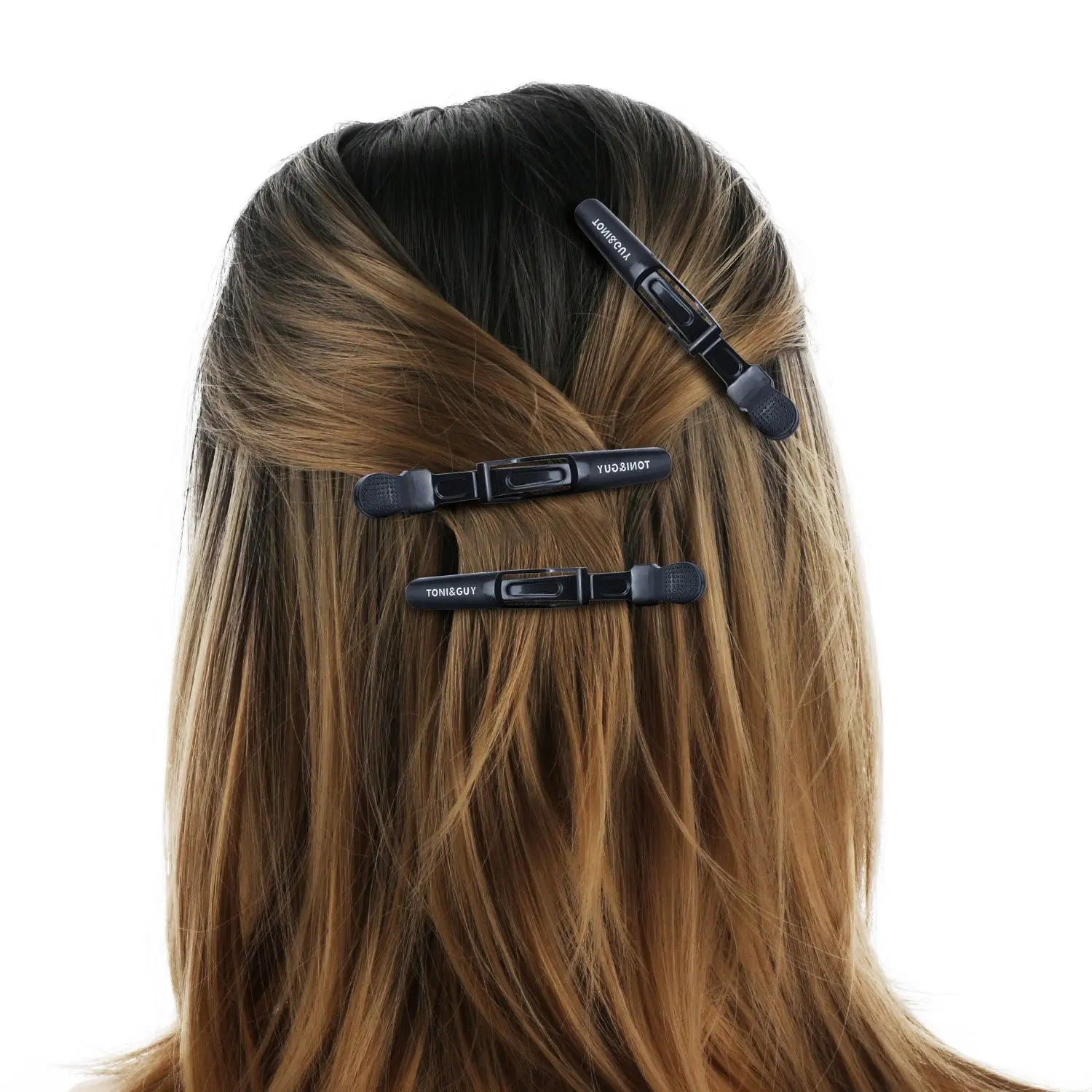 Barber Section Salon Hairpin Metal Alligator Hairdresser Black Custom ...